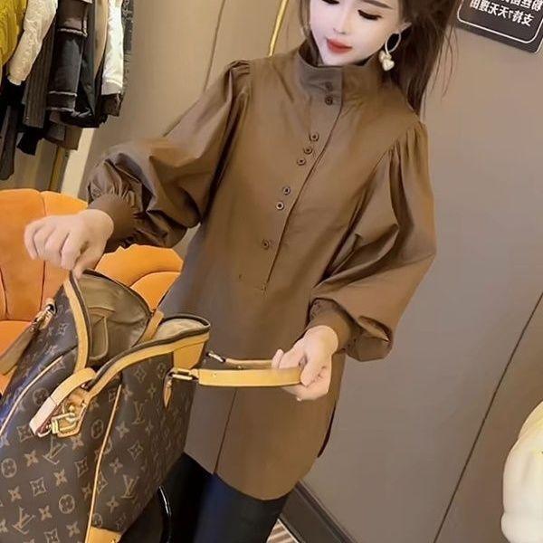 Blaus Wanita, Koleksi Baru Musim Bunga 2024, Gaya Eropah, Warna ...