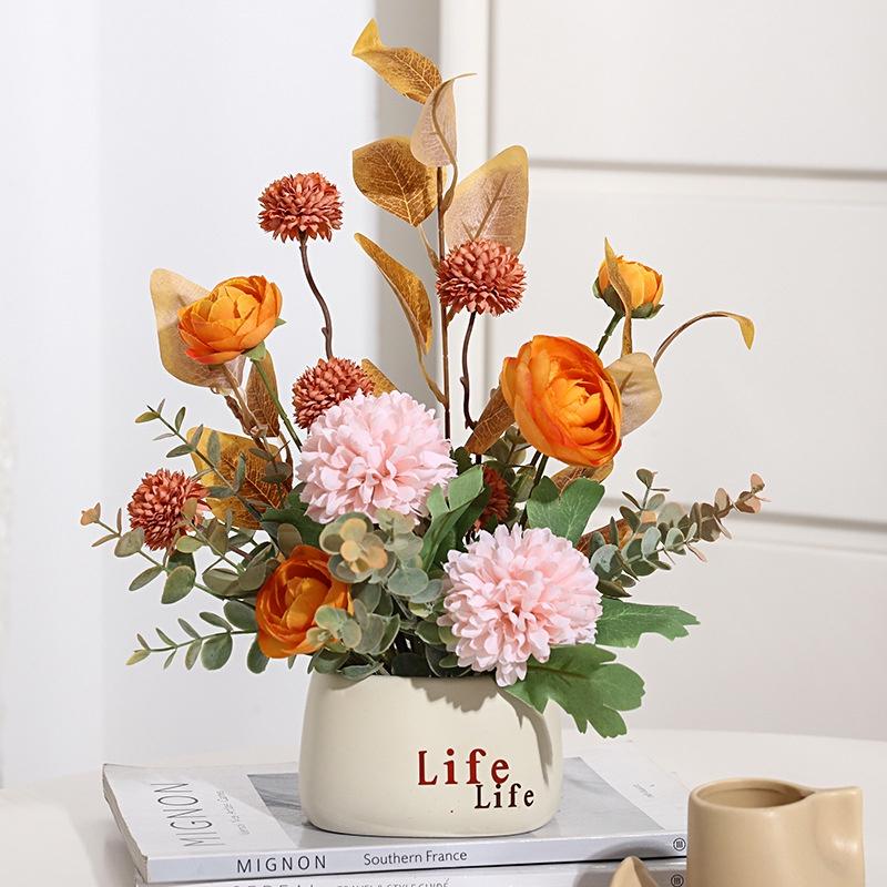 Bunga tiruan dalam pasu, bunga palsu dalam pasu untuk hiasan - TikTok ...