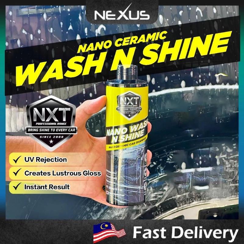 NXT Nano Wash & Shine Wash & Wax in 1 Step Car Wash Car Shampoo ...