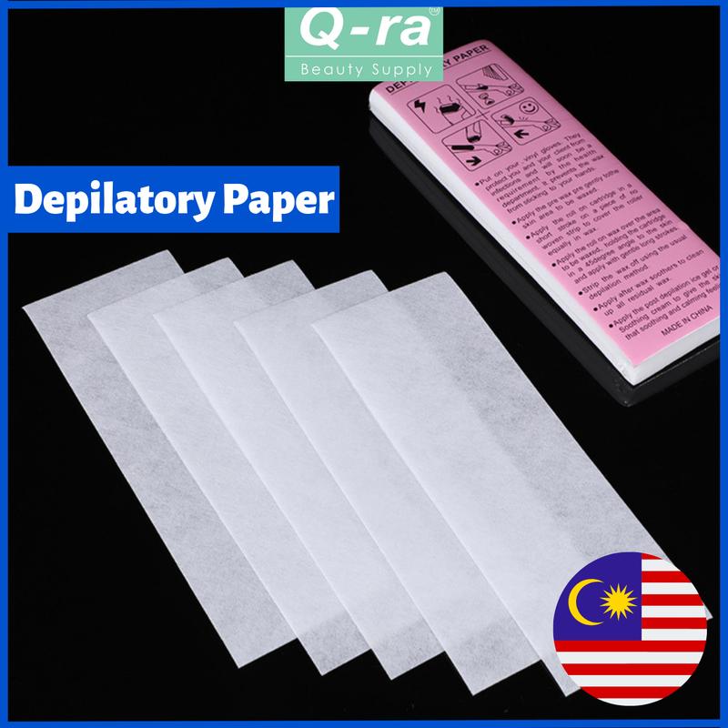 30pcs/100pcs Hair Removal Depilatory Non Woven Strip Wax Paper/Hair ...