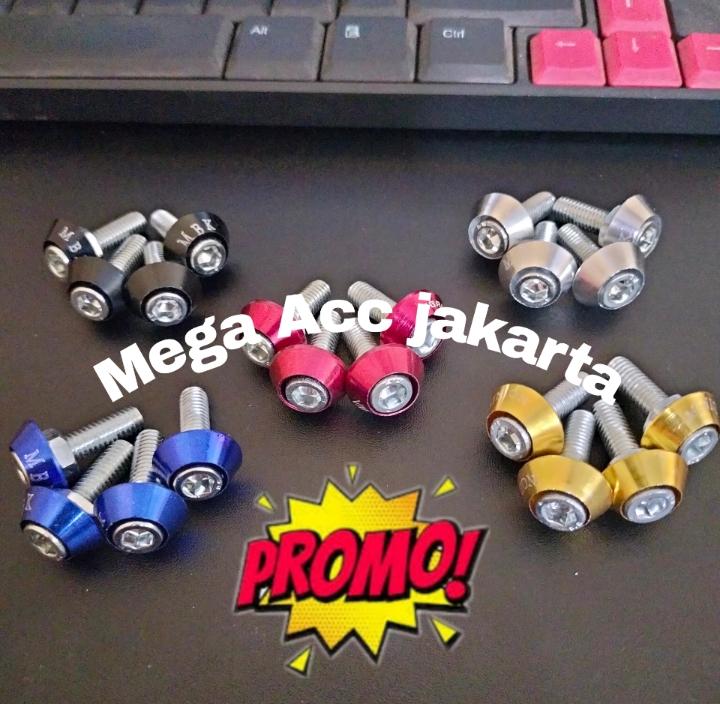 4PCS BAUT PLAT-BAUT L RING-BAUT PLAT NOMOR VARIASI - Shop | Tokopedia