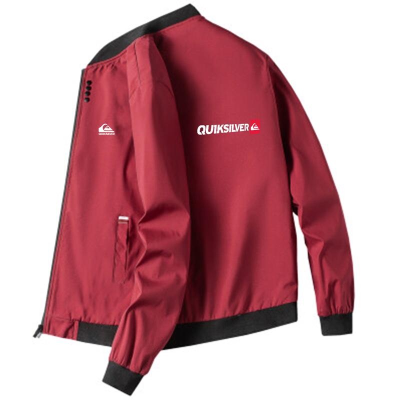 Jaket Kalis Angin Kolar Mandarin Lelaki, Quiksilver, Ringan, - TikTok ...