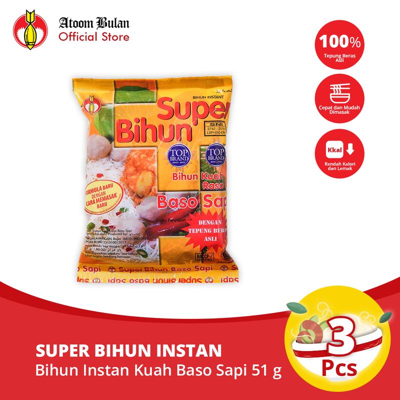 Super Bihun Baso - (3 pcs) - Shop | Tokopedia