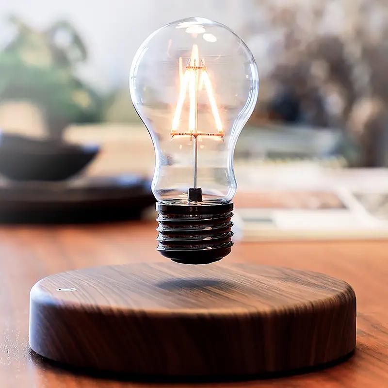 Levitating Bulb Lamp, Magnetic Floating LED Lights, Creative - TikTok Shop