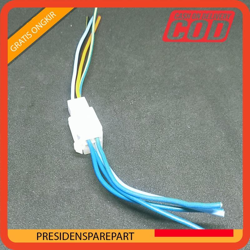 Socket Soket sambungan kabel 4 (pin 4) sepasang universal original ...