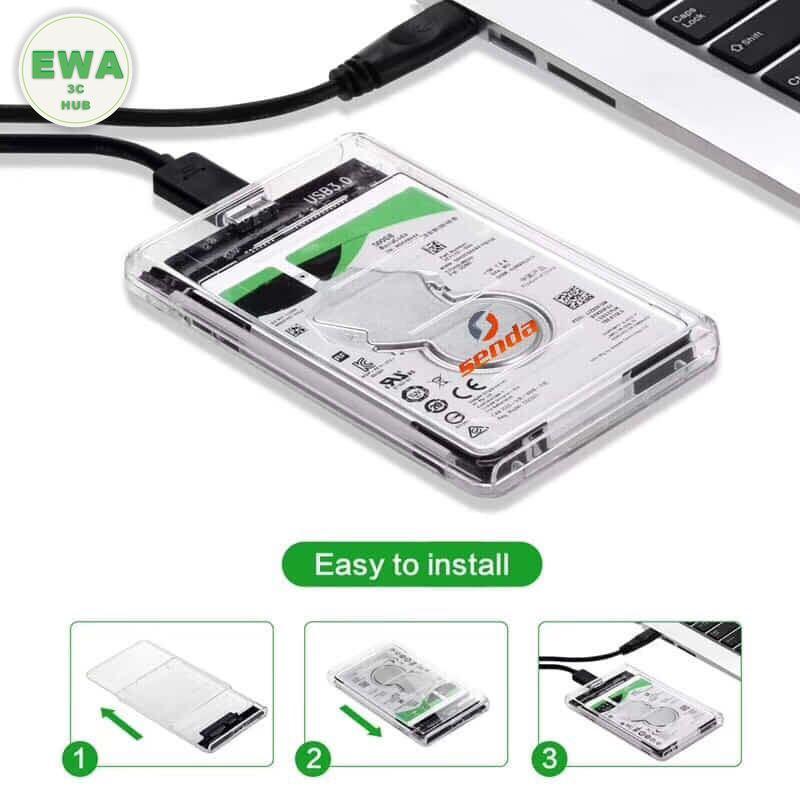 USB HDD 2.5 Inch Case Sata to USB 3.0 Hard Drive Disk SATA External ...