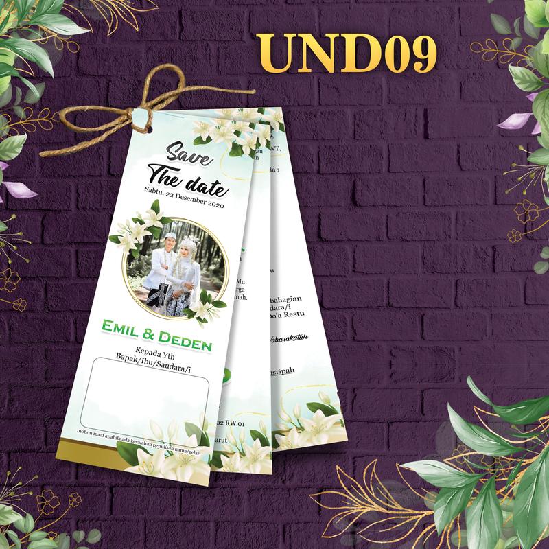 (Harga per 100 pcs) undangan nikah hangtag + undangan pernikahan ...