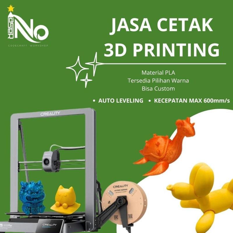 TUTU Cetak 3D Print PLA+ / Custom 3D Printing / 3 Dimensi Printer ...