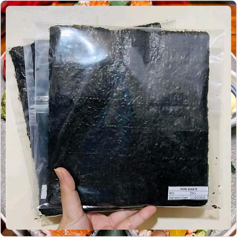 NORI SHEETS WRAPPER for Sushi / Kimbap | 20 sheets | Premium - TikTok ...