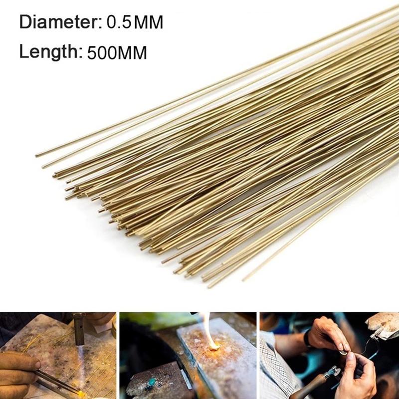 10pcs 1.64ft Silver Welding Rods Gold Soldering Wire Soldering - TikTok ...