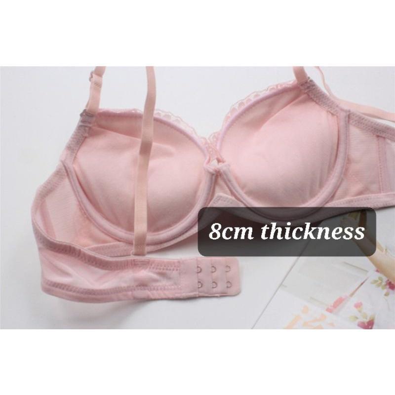 >15 COLOURS (8cm thick) 32A 34A 36A Cup Wired Push Up Bra / - TikTok Shop Malaysia