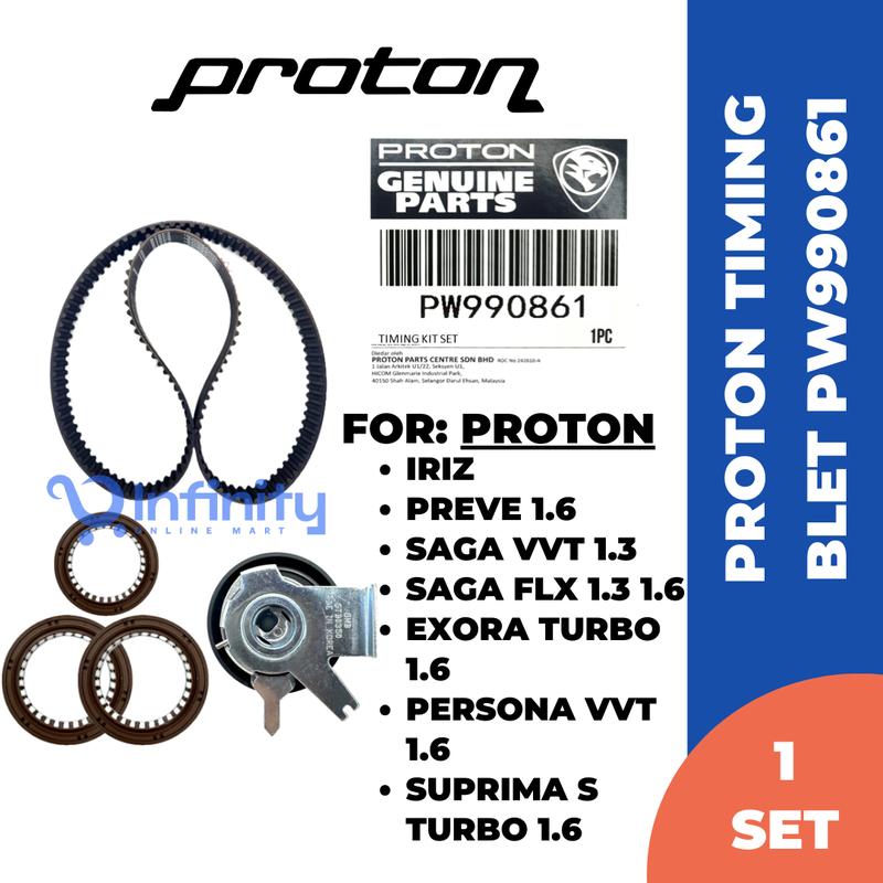 PROTON Timing Belt Set PW990861 For Proton Saga Flx/ Vvt/ Iriz ...