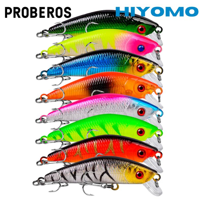 PROBEROS 8PCS/lot Sinking Minnow Lure Casting 7cm 7.9g Snakehead ...