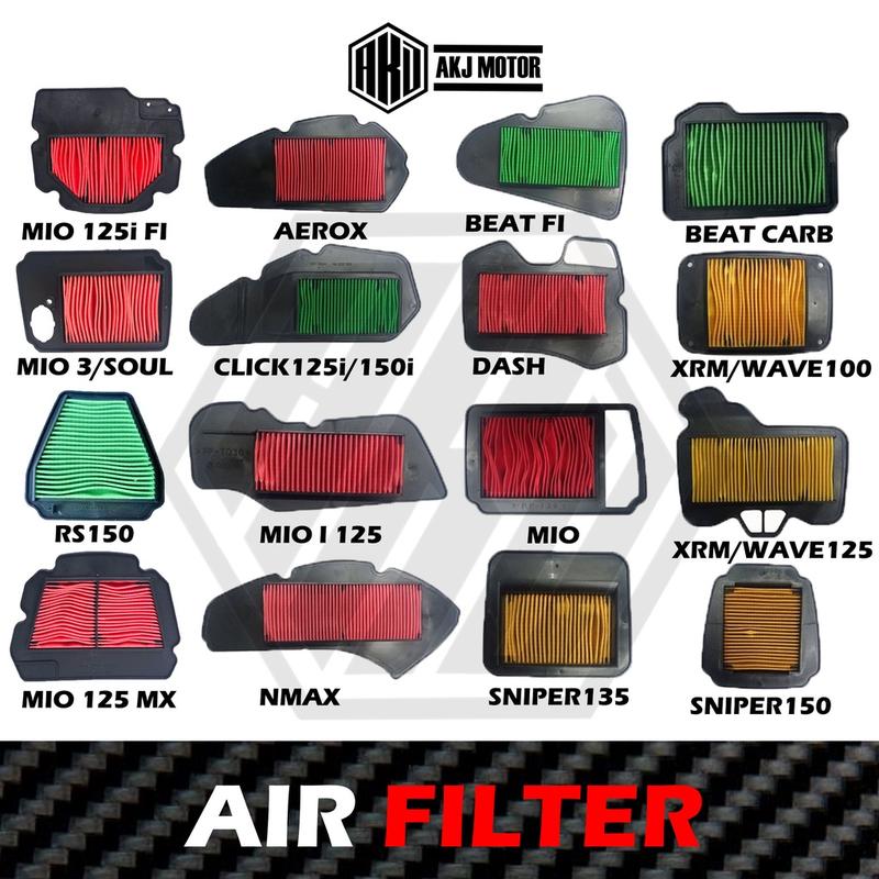 AIR FILTER FOR MOTORCYCLE / SCOOTER FOR CLICK / XRM / WAVE / - TikTok ...