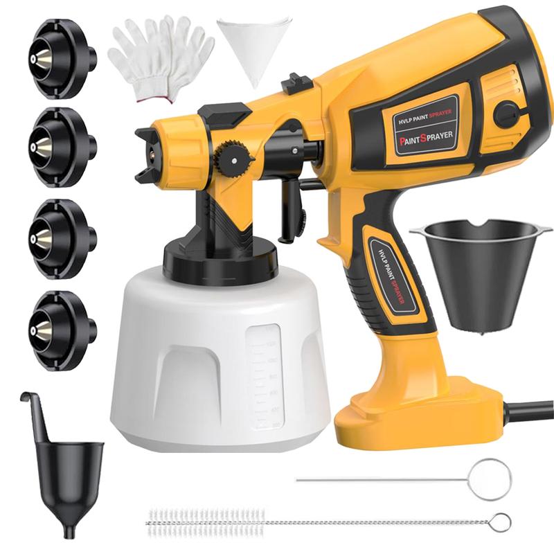 Paint Sprayer 1000W High Power Electric Spray Paint,1400ml High ...