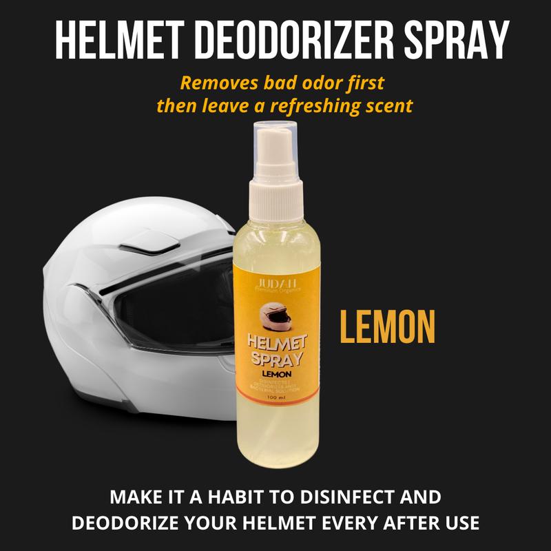 Helmet Freshener Spray Lemon Scent (100ml/50ml) | Helmet Freshener ...