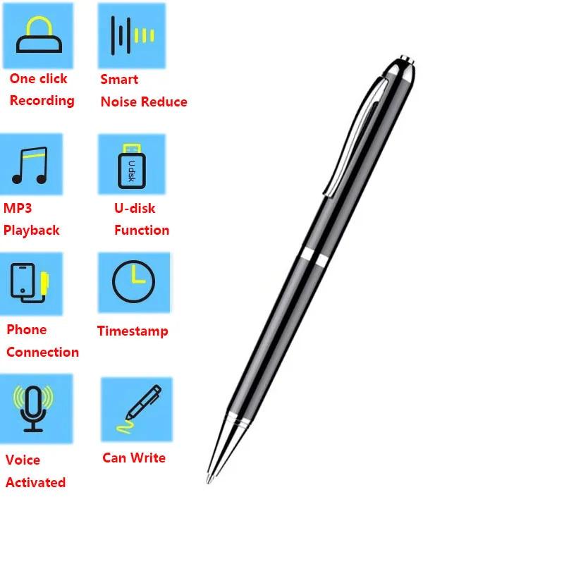 256GB Digital Activated Pen Voice Recorder Espia 4-128G Mini - TikTok ...