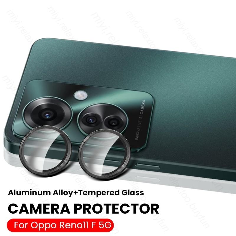 Reno11F 5G Case Matel Ring Camera Protect Glass For Oppo Reno11 ...