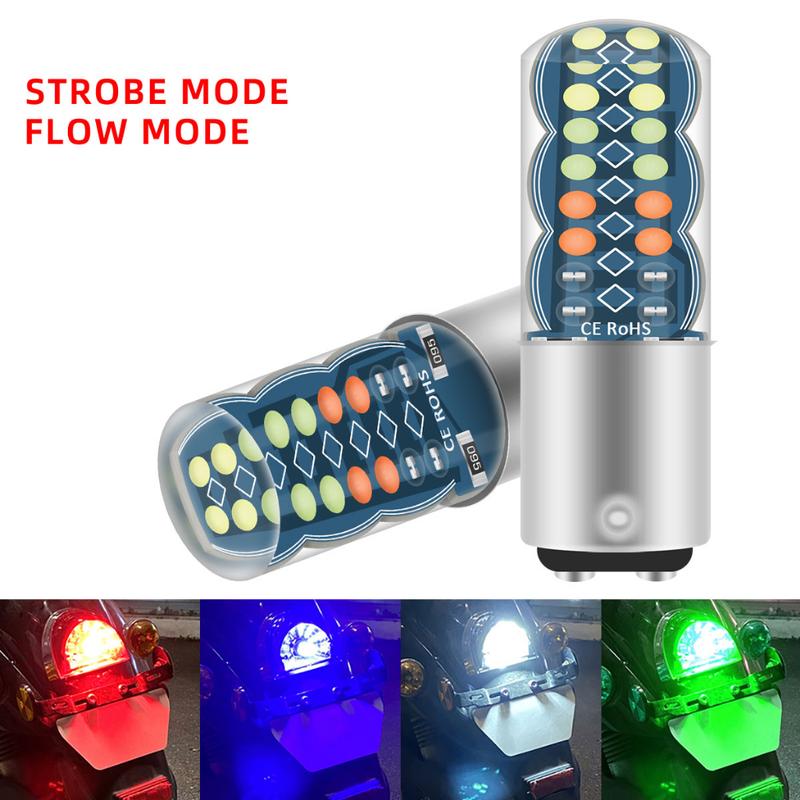 1pcs 1157 High Power BAY15D LED Bulbs 12V Red Yellow P21/5W 1157 ...
