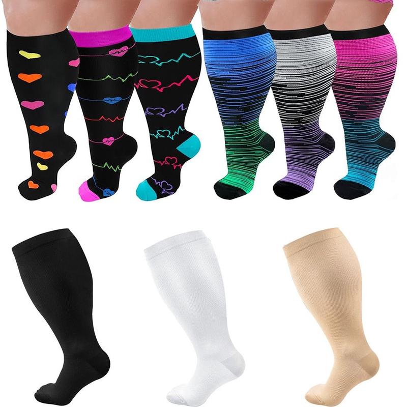 Extra Wide Calf Compression Socks 2XL-4XL Circulation Swelling - TikTok ...