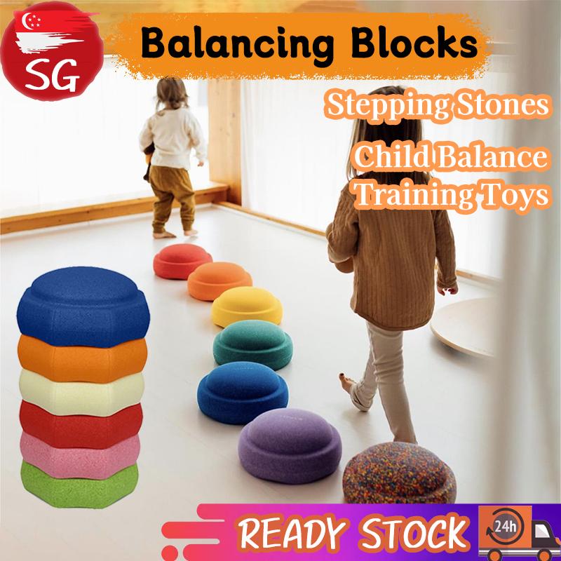 SG-Stock Balanced Training Toy Kids Stepping Stone Balancing Blocks ...