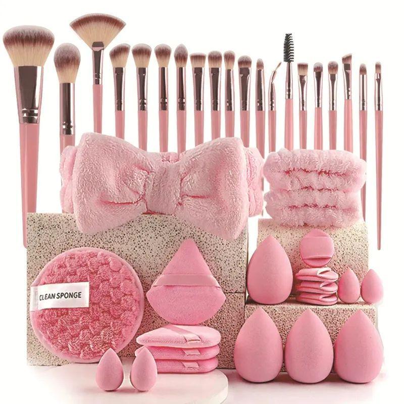 Makeup Tool Set, 40counts/sets Makeup Tools with Storage Bag, Soft ...