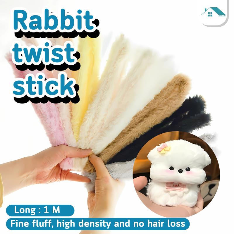 1pc Handmade Sewing Toys Imitation Rabbit Fur Pipe cleaner Yarn ...