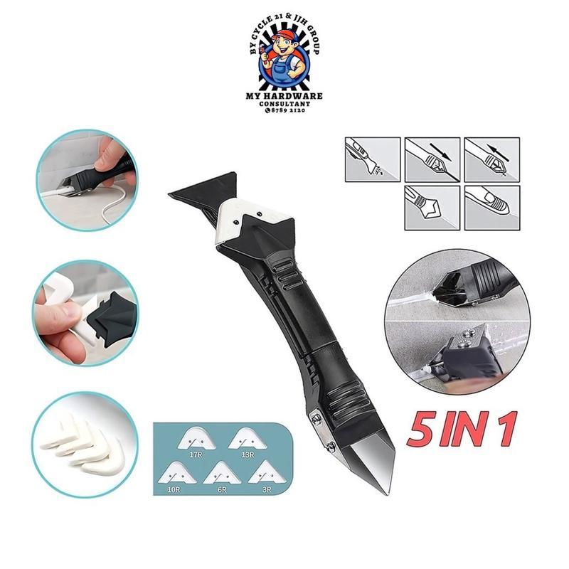 SG Fast Delivery 5 in 1 Multifunctional Silicone Sealant Scraper ...