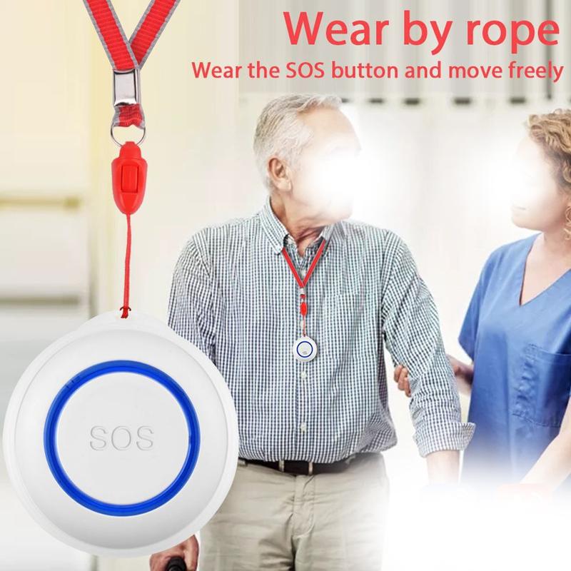 For Tuya Wifi Smart SOS Button Alarm For Caregiver Pager Wireless ...