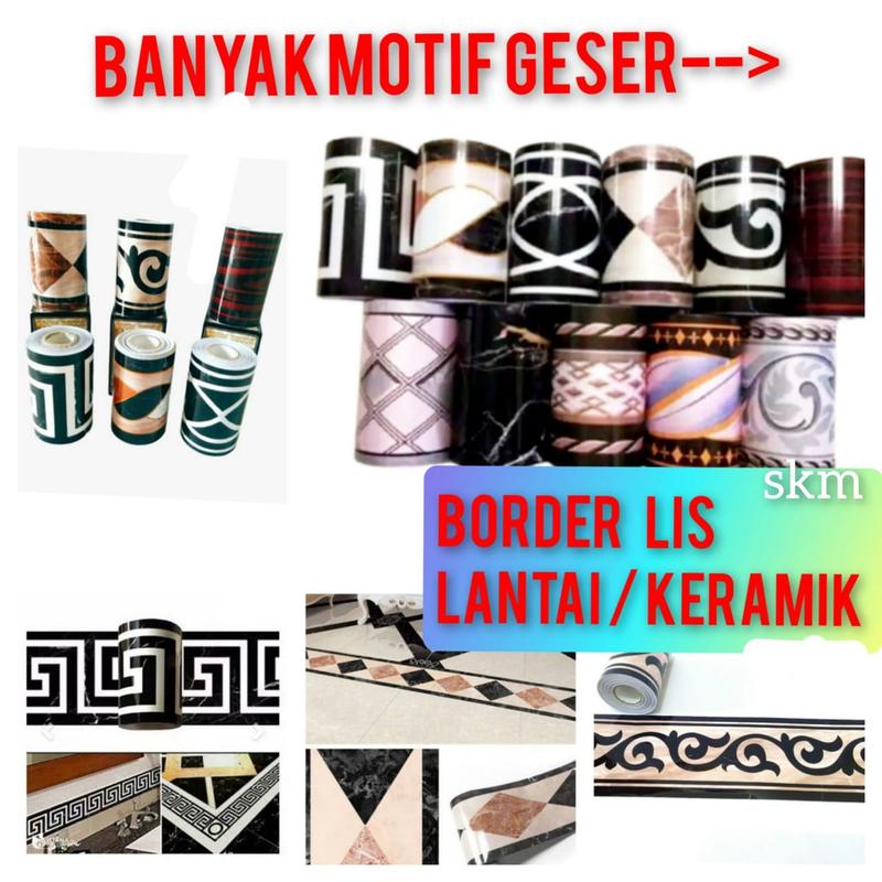 WALLPAPER LIS WALLBORDER BORDER STIKER STICKER DINDING LANTA - Shop ...