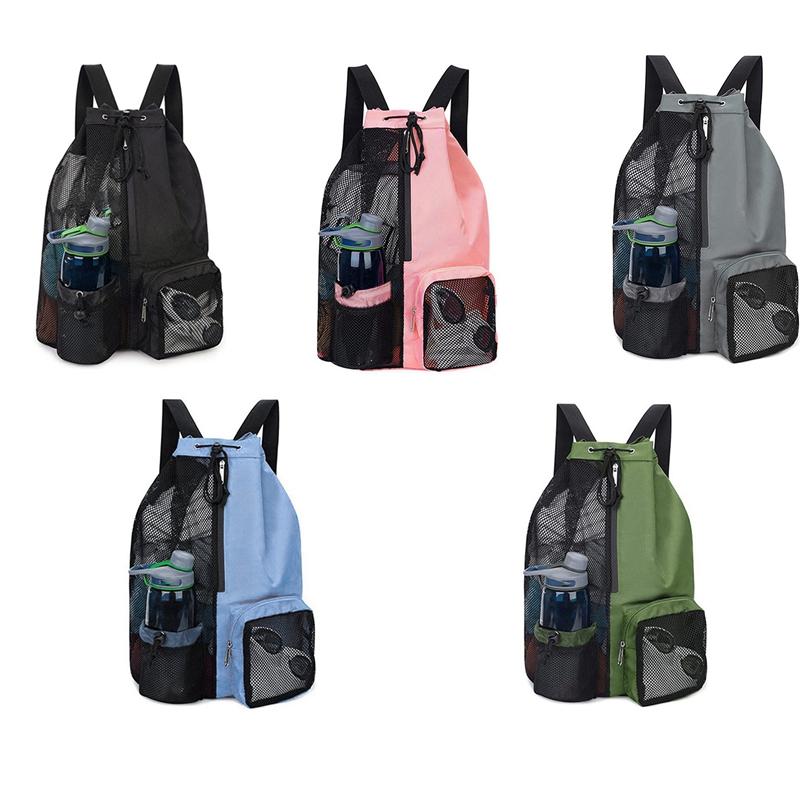 Swim Bag Mesh Drawstring Backpack for Swimming, Gym, Pool, Workout ...