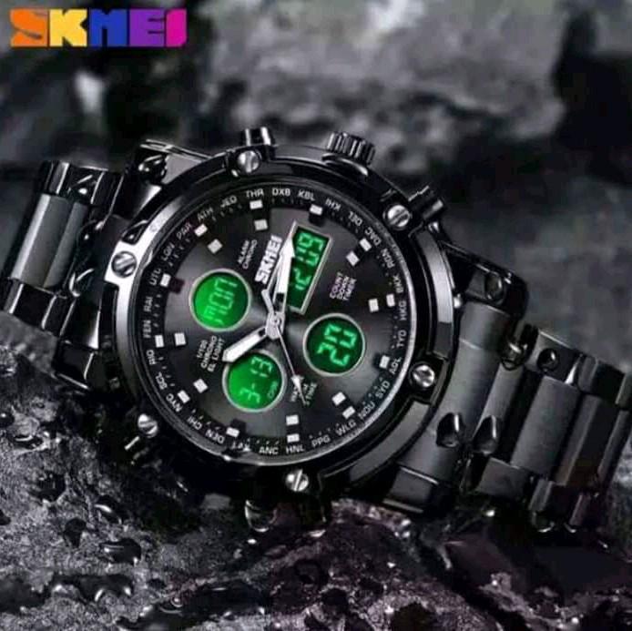 SKMEI ORIGINAL 1389 Jam Tangan Pria Wanita Digital-Analog Anti - Shop ...