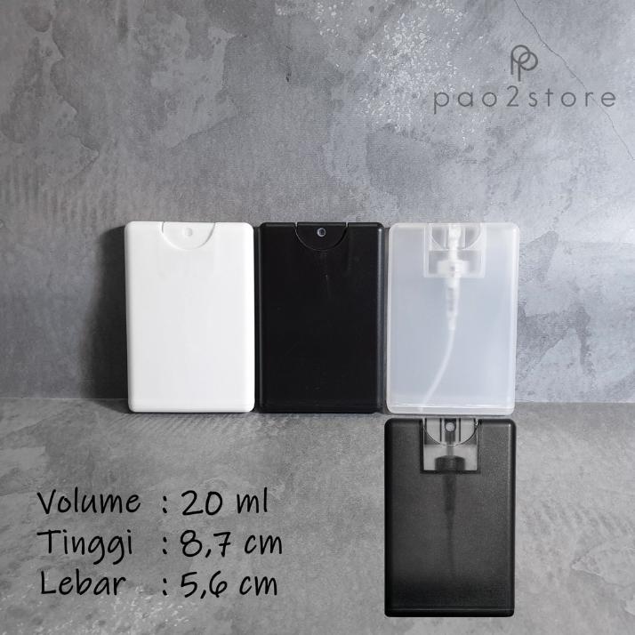 Botol Spray Parfum 20ml Card / Pocket / Kartu Plastik Size Model - Shop ...