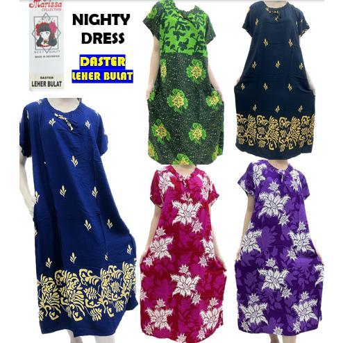 NIGHTY Baju Tidur Batik /Gaun Nighty Dress Batik Perempuan Marrisa ...