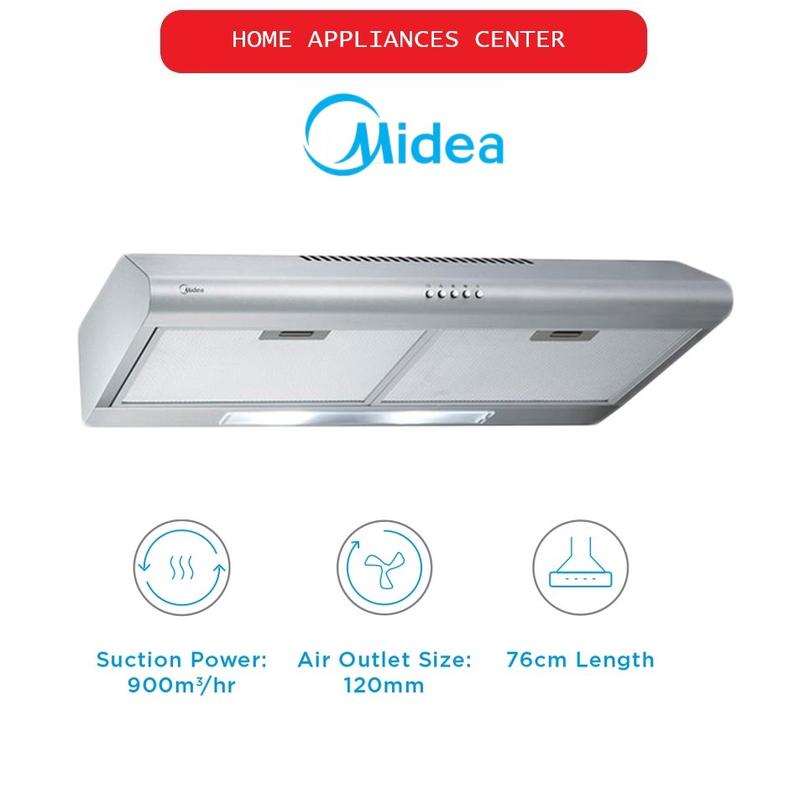 Midea MCH-76MSS Slim Cooker Hood (76CM)- Stainless Steel - TikTok Shop ...