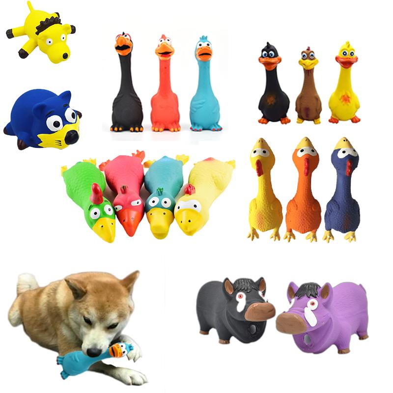 Pet Dog Toy Puppy Sound Toy Dog Rubber Toy Dog Chew Bite Resistant ...