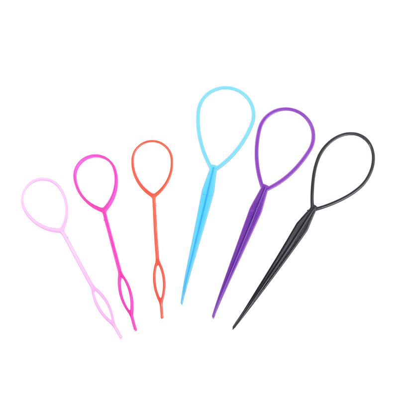 2Pcs/Set Hair Styling Tools Clip Bun Maker Hair Twist Braid Ponytail ...