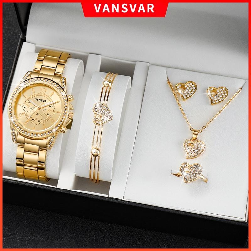 【Ready Stock】Jam tangan Wanita Geneva Women Watches Stainless - TikTok ...