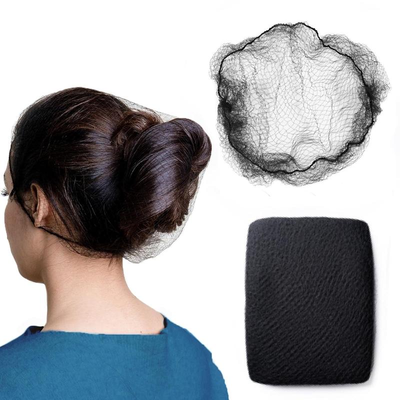 Hair Net Black - 100 count 24 inches Invisible Nylon Hair Nets - TikTok ...