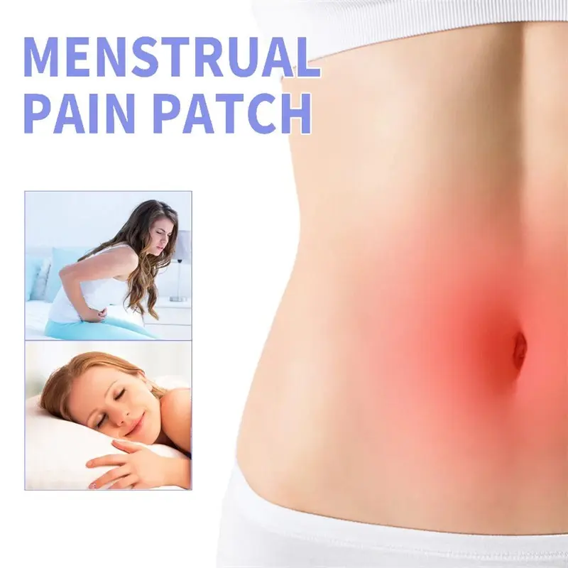 5pcsMenstrual Cramp Pain Relief Heat Patch Hot Compress Body Warmer ...