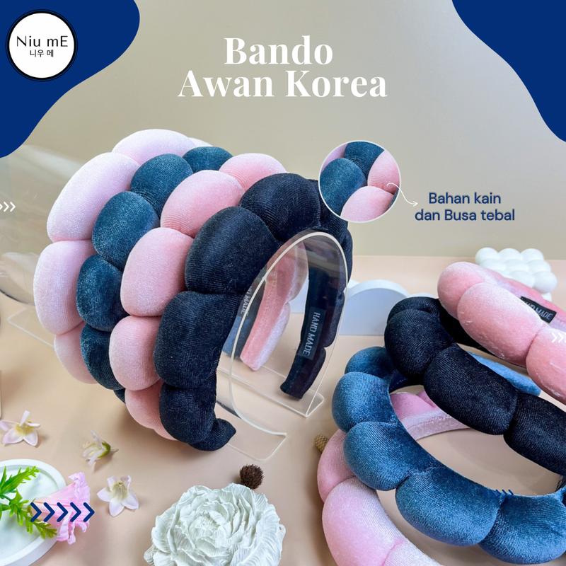 Bando Korean Style Awan Fluffy Spons Busa Cloud Fluffy Foam - Shop ...
