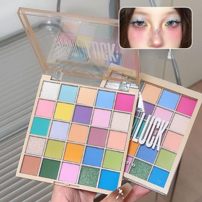 25 Color Macaron Eyeshadow Palette Matte Shimmer Waterproof Long ...