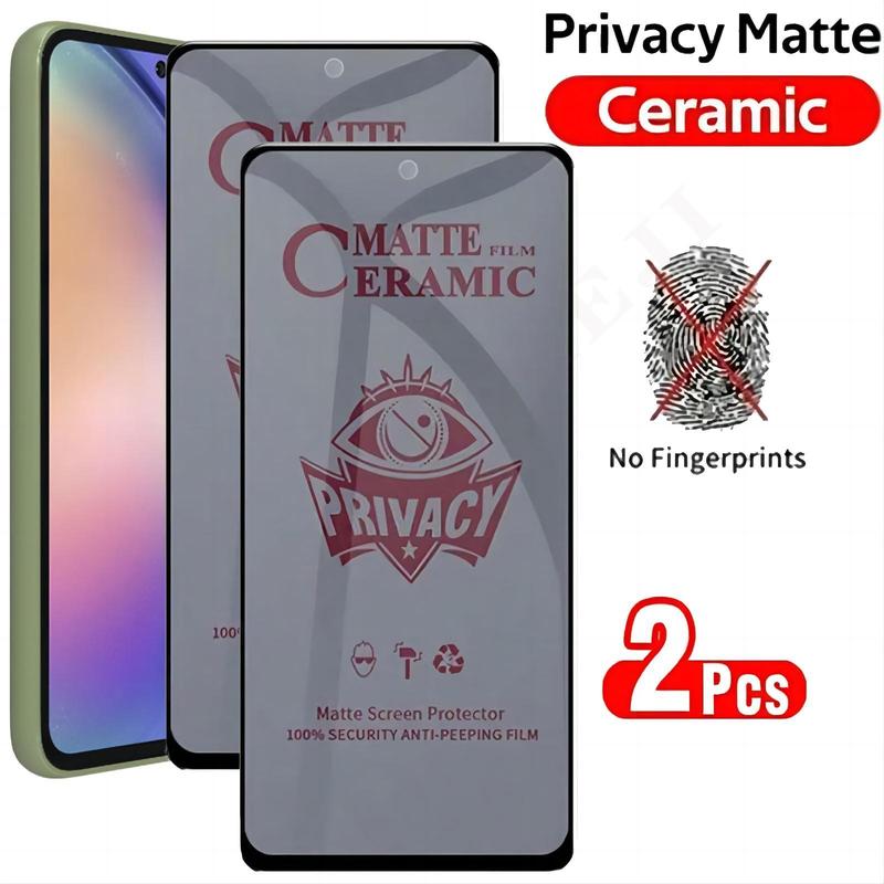2Pcs Matte Anti Spy Ceramic Tempered Glass Film For OPPO A18 - TikTok ...