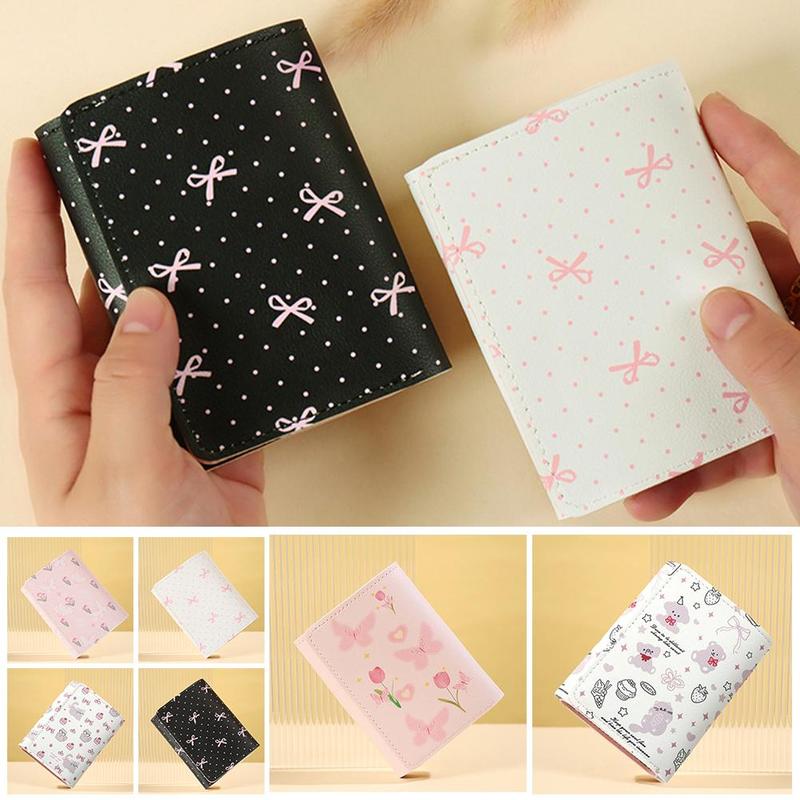 Dompet Comel, untuk Wanita, Warna Merah Jambu Manis, Gaya Bunga ...