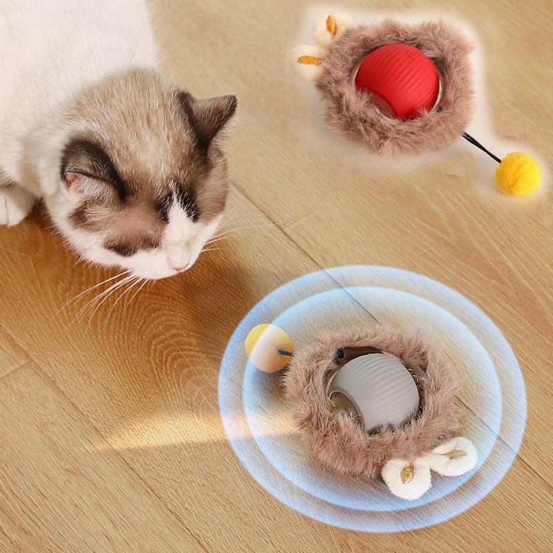 Smart Cat Toys Automatic Rolling Ball fur Rechargeable Electric ...