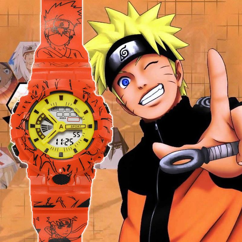 Jam tangan elektronik Naruto Uzumaki co untuk kanak-kanak, jam - TikTok ...
