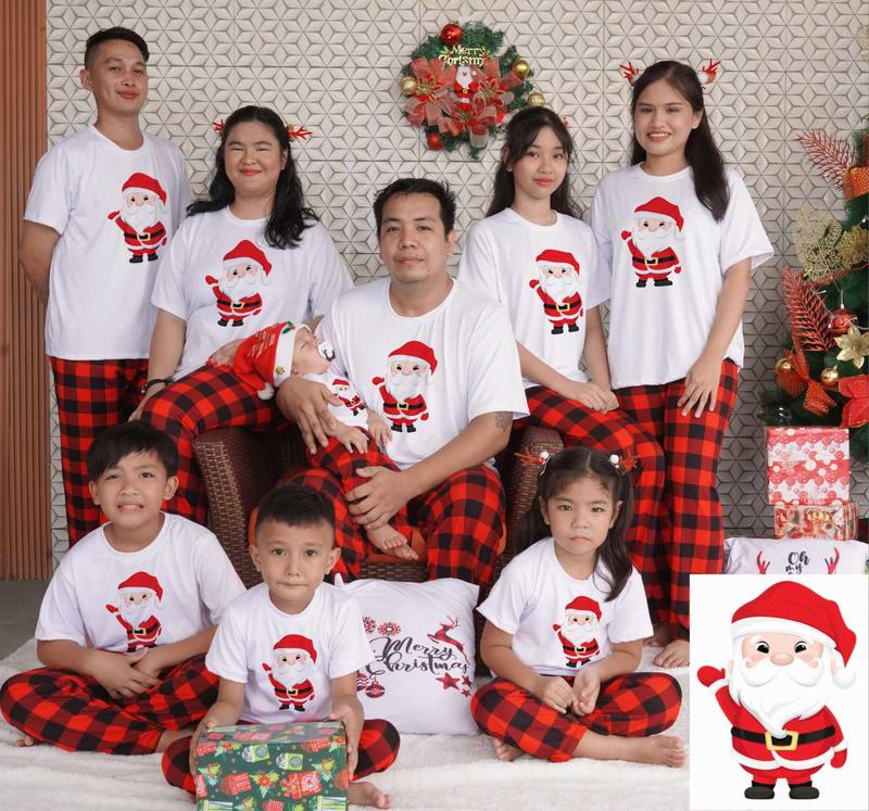 Christmas Pajama Family Set T-Shirt and Pajama Terno (infant - TikTok ...