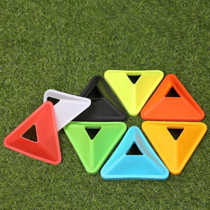 10 Pieces Soccer Triangle Training Cones Lightweight Agility - TikTok Shop Singapore