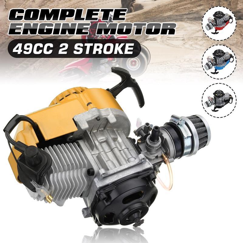 49CC 2-Stroke Pocket Bike Engine Motorcycle Engine Motor Air - TikTok ...