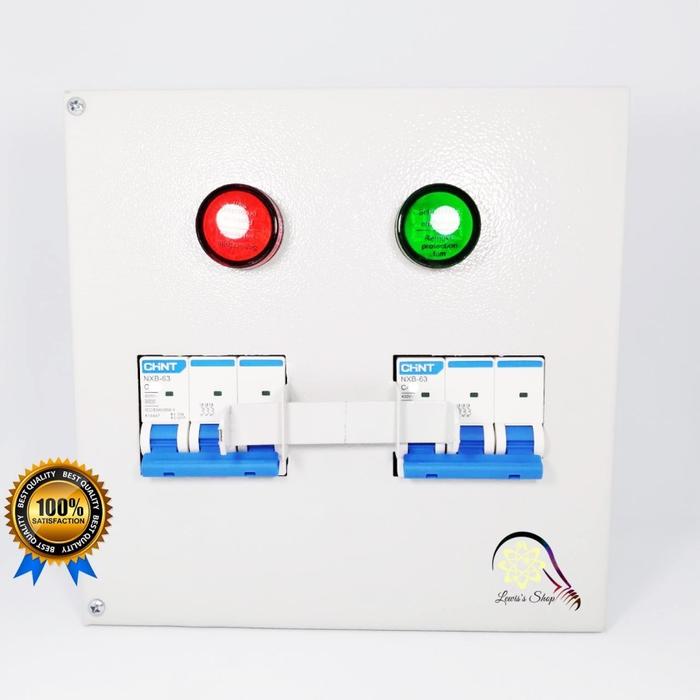 Promo Panel Interlock Chint Voltmeter MCB 3 Phase PLN Genset Change ...